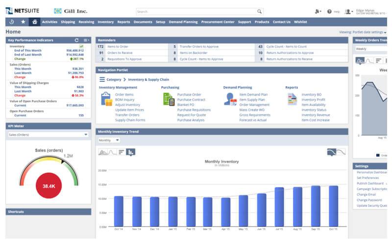 Manufacturing ERP Software Features & Benefits | NetSuite