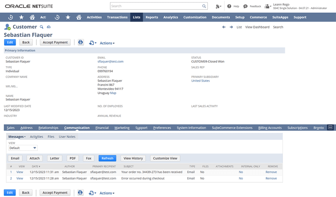 Netsuite Suitecommerce B2c Ecommerce Platform Netsuite