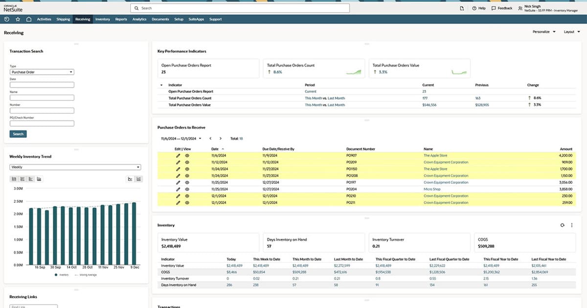 NetSuite Purchase Management Software | NetSuite