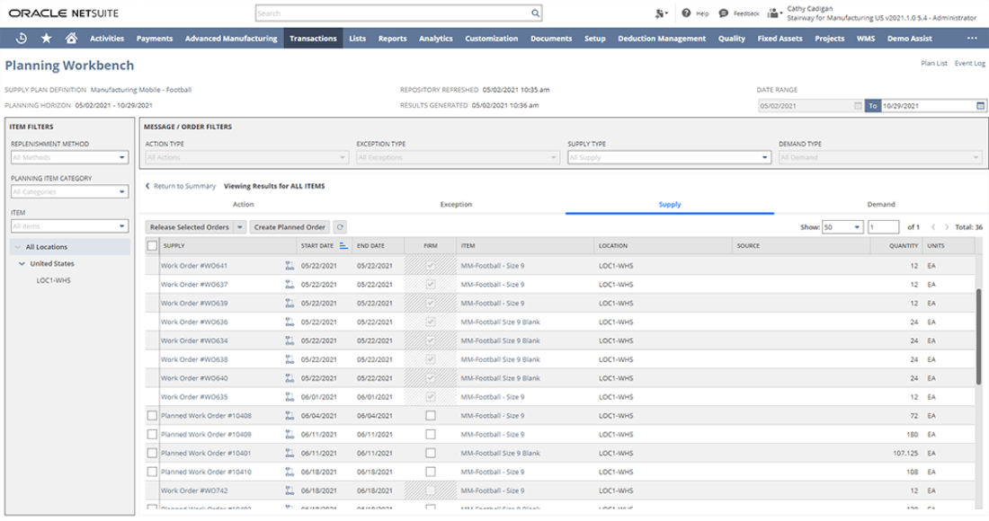 NetSuite Work Order Management System | NetSuite