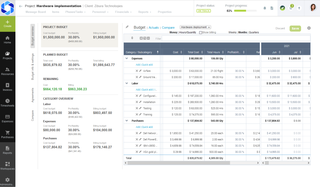 NetSuite Project Budget Management | NetSuite