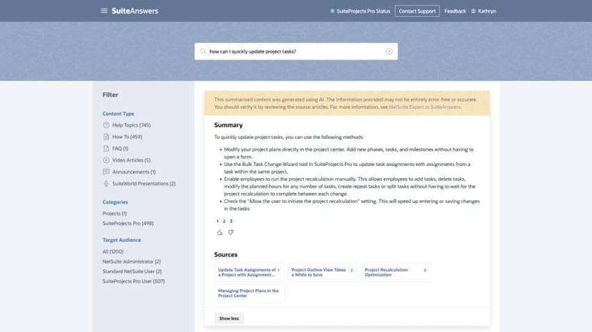 SuiteProjects Pro 2025.2 Brings New Resource Center, AI-Guided Learning ...