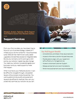 NetSuite Support Services | NetSuite